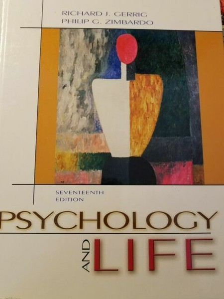 Psychology And Life by Philip G. Zimbardo, Richard Gerrig, Philip ...