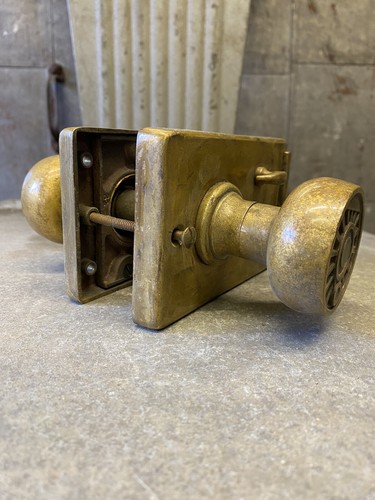 1925 Russwin Mono Lockset Doorknobs Brotherhood of Locomotive Engineers ...
