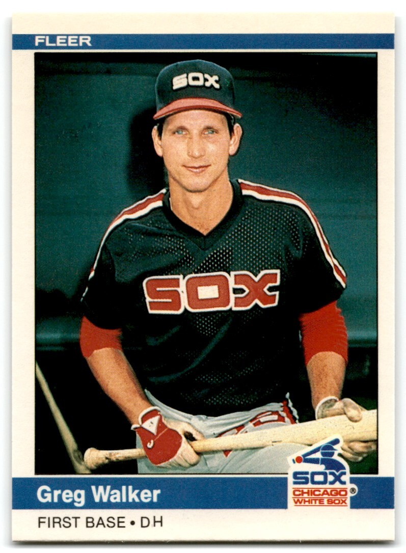 1984 Fleer Greg Walker Rookie Chicago White Sox #73 | eBay