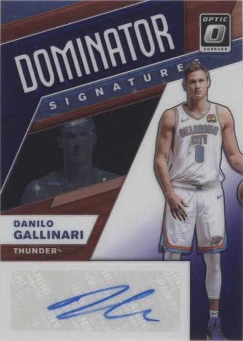 2019-20 Panini Donruss Optic - Dominator Signatures Danilo Gallinari # ...