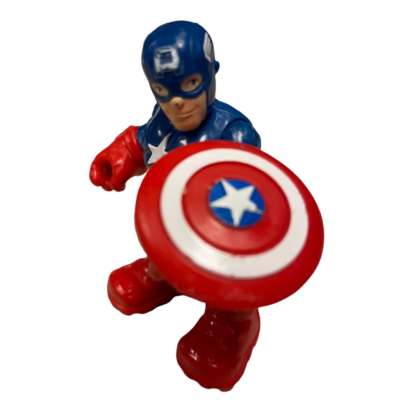 Marvel Playskool Heroes Super Hero Adventures Captain America 3" Inch ...