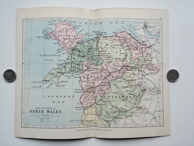 1900-Now - Map Of North Wales