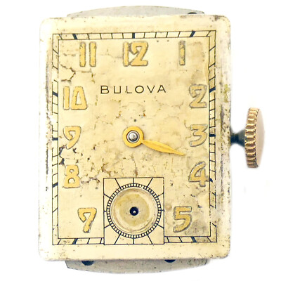 VINTAGE BULOVA 7AK 21 JEWELS DIAL AND MOVEMENT | eBay