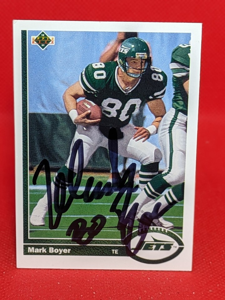 PERSONAL AUTOGRAPH signed on card: Mark Boyer 1991 Upper Deck #507 | eBay