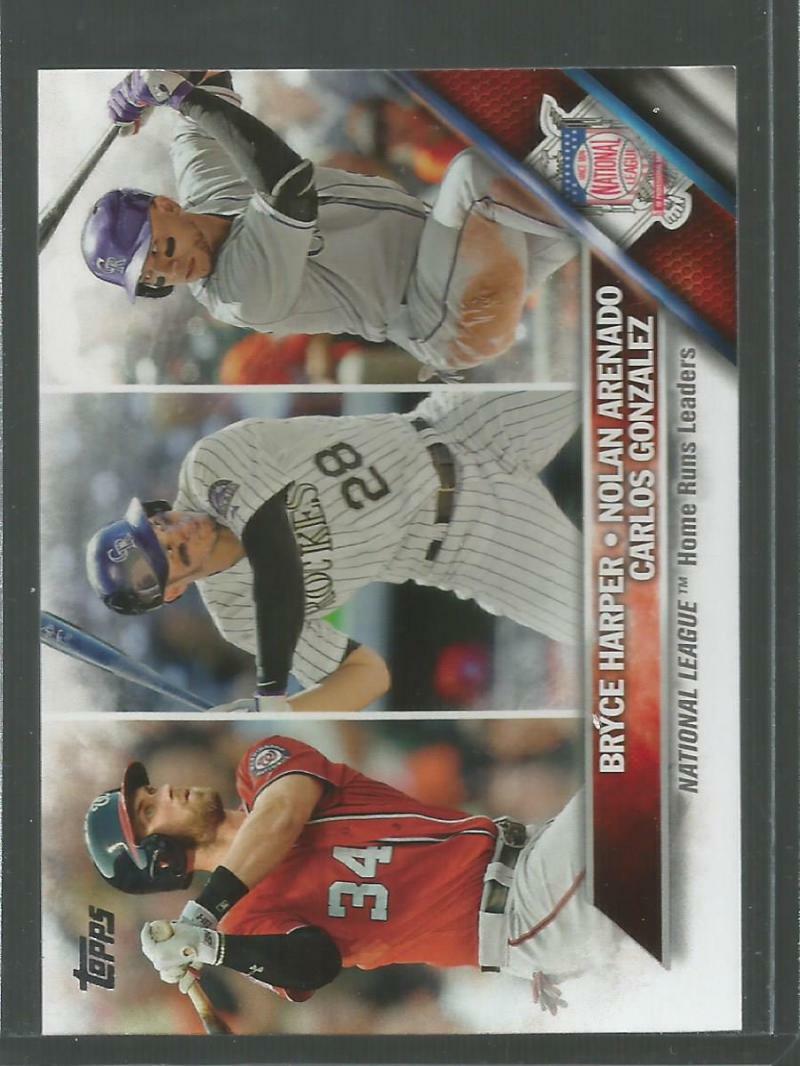 2016 Topps #337 Nolan Arenado/Bryce Harper/Carlos Gonzalez LL NM-MT | eBay