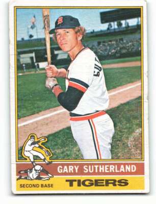 1976 Topps #113 Gary Sutherland G/VG Good/Very Good Tigers ID:92380 | eBay