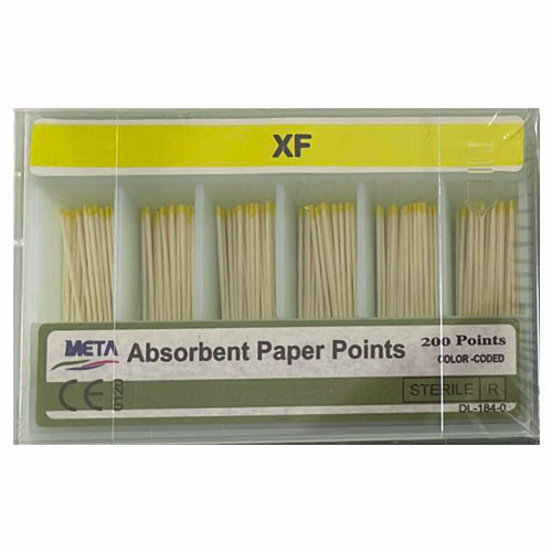 Dental META GUTTA PERCHA ABSORBENT Paper Points Endo Color Coded #XF ...