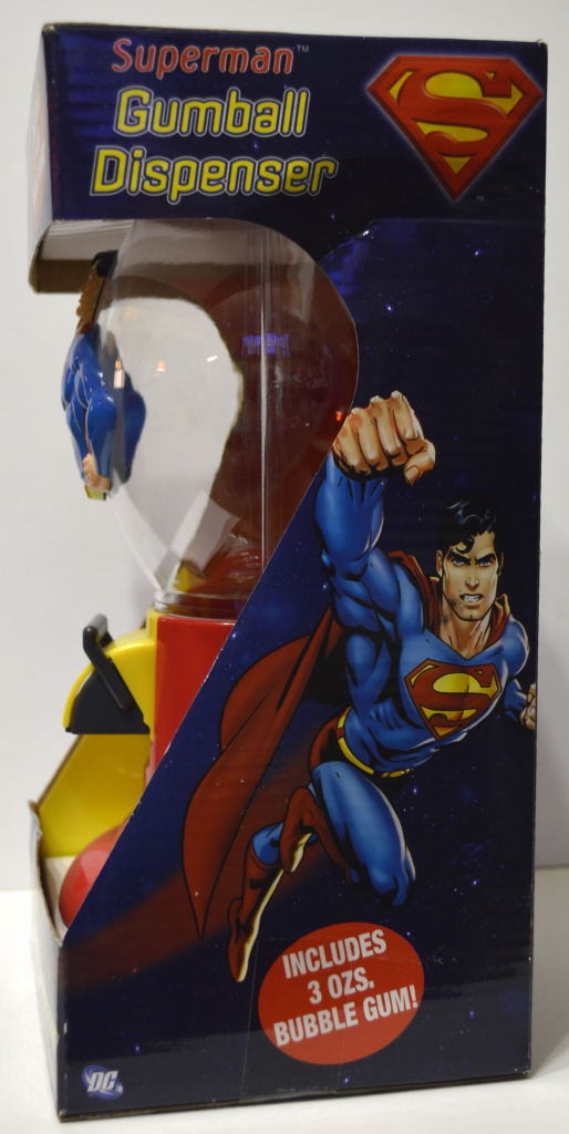 Superman GUMBALL DISPENSER w 3 oz Bubble Gum MIB DC / Hilco 2012 | eBay