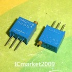 50 PCS 3296W-101 100R 101 3296 Trimpot Trimmer Potentiometer 101-3296 ...