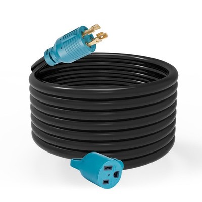 Welder Adapter Cord, L14-30P Twist-Lock Male to 6-50R Female, 4 Prong ...