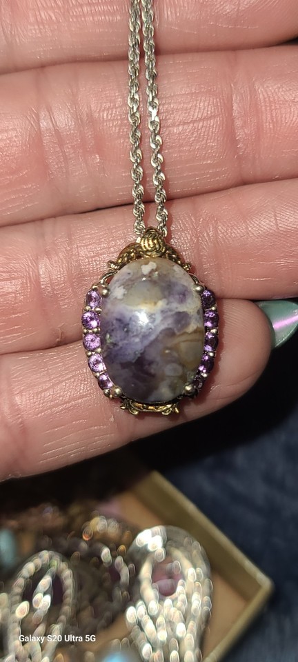 new 925 sterling sliver sts chuck clemency gemstone and tanzanite ...