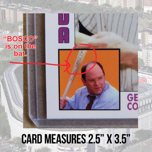 (2) Seinfeld George Costanza Retro Style Baseball Cards NY Parody Art ...