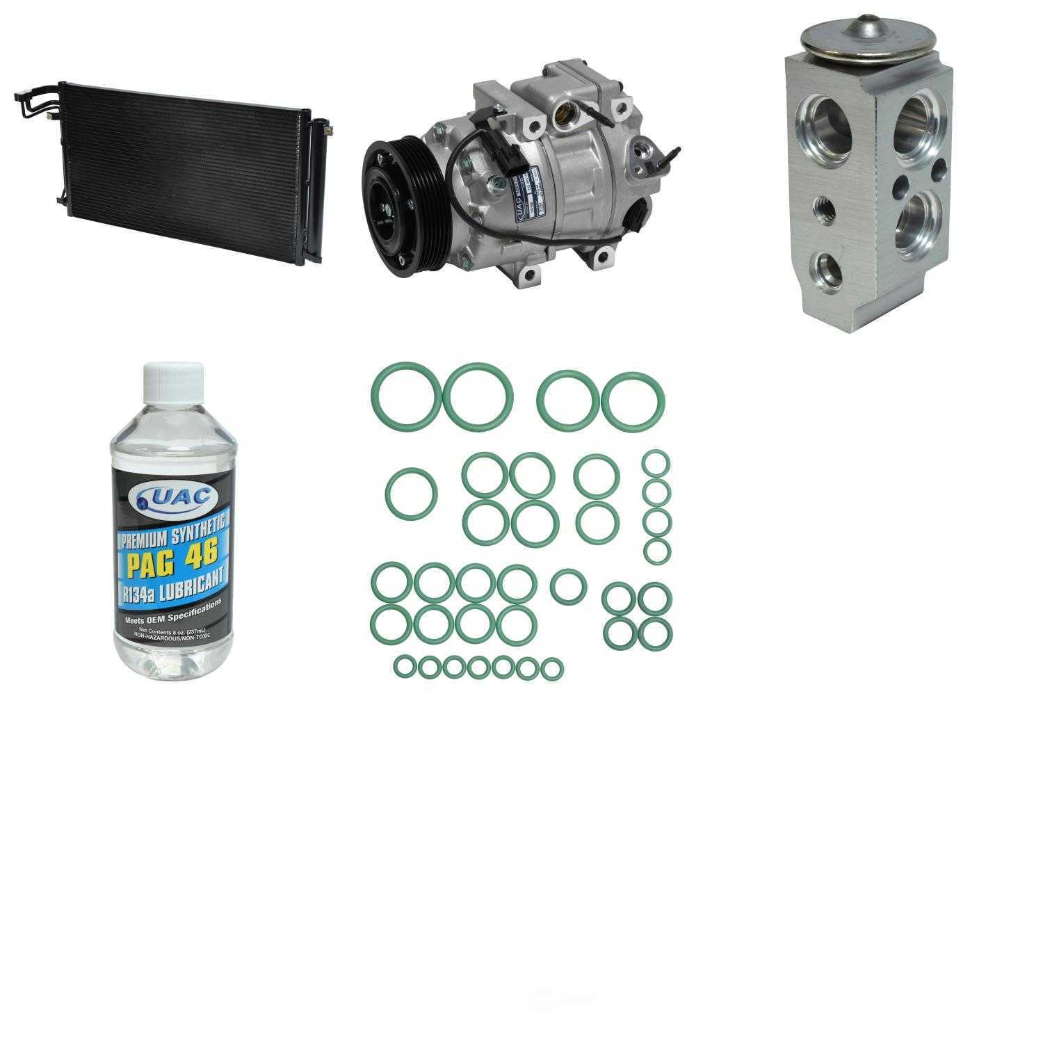 A/C Compressor Kit-Compressor-condenser Replacement Kit fits 15-16 ...