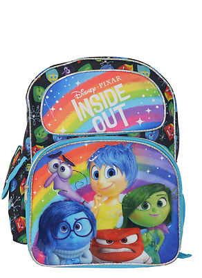 NEW DISNEY PIXAR INSIDE OUT LARGE 16" BACKPACK JOY SADNESS ANGER ...