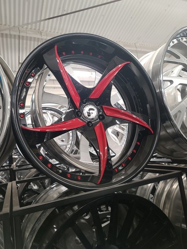 24" FORGIATO APPUNTITO ECL 5X115 WIDEBODY CHARGER CHALLENGER DODGE ...