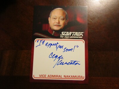 Star Trek The Next Generation Archives & Inscriptions CLYDE KUSATSU ...