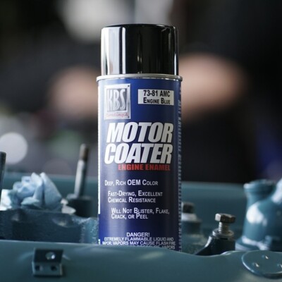 1973-81 Motor Coater Engine Blue High Heat Enamel Paint Aerosol for ...