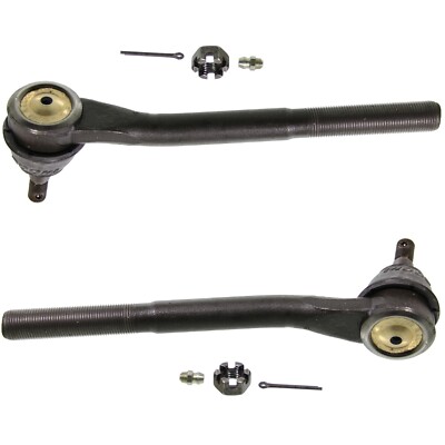 Pair Set 2 Outer Moog Steering Tie Rod Ends For Chevy S10 GMC Jimmy ...