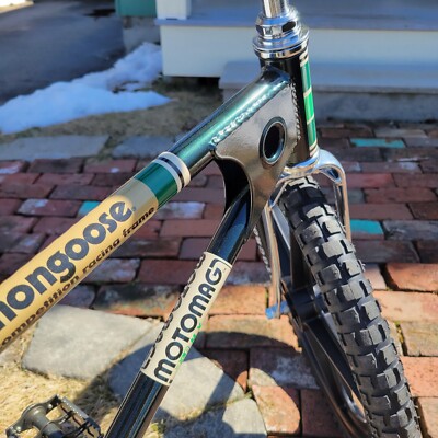 1980s Mongoose Motomag BULLITT Forest Green metallic With Skyway Mags ...