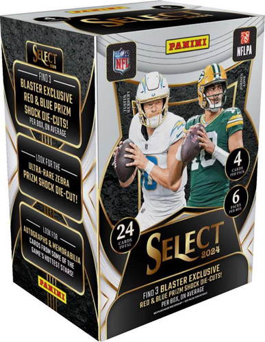 2024 Panini Select Football NFL Blaster Box FACTORY SEALED CASE of 20 ...
