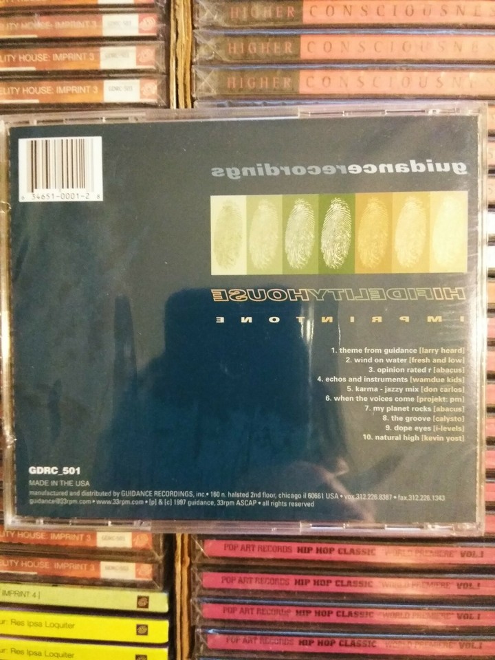 Hi-Fidelity House Imprint One Various CD 1997 Guidance Recordings | eBay