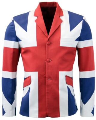 Unisex UK british britain flag cotton coat jacket | eBay