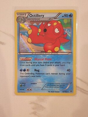 Pokemon Card - Octillery - HOLO - 33/162 from BreakThrough - MP | eBay