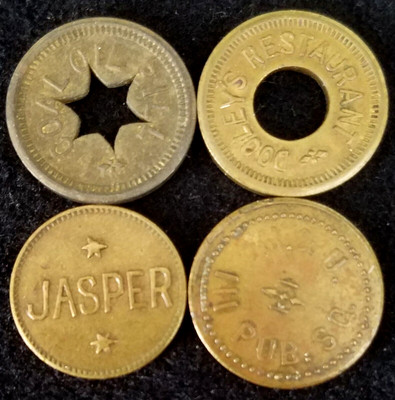 Lot of 4 Different Maverick Good For Trade Tokens #2 | eBay