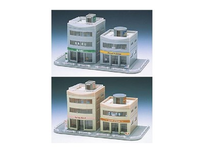 TOMYTEC TOMIX N Gauge Round Building Set Beige 4049 Railway Model ...