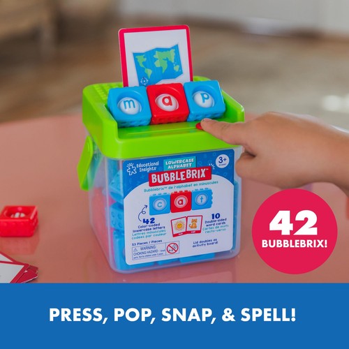Lowercase Alphabet BubbleBrix™ – ABC Learning for Toddlers, Preschool ...