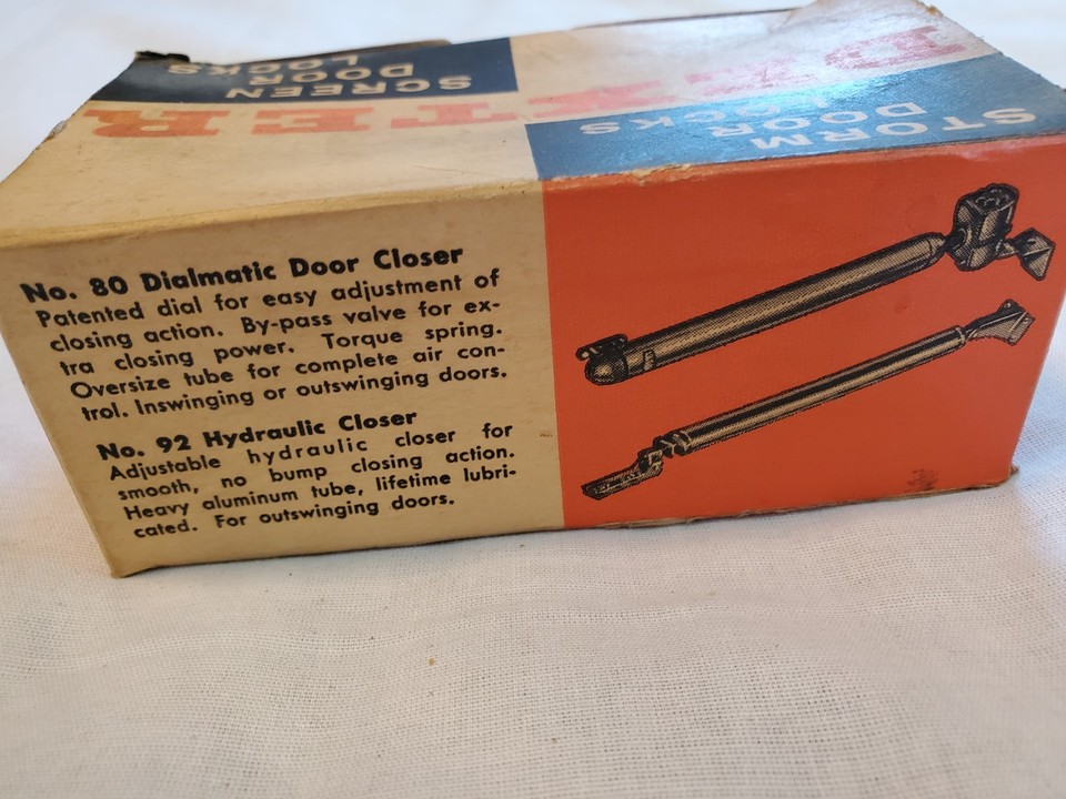 Vintage Dexter Screen Storm Door Lock Bronze Brass Finish 1159 | eBay