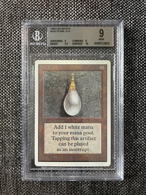 MTG Magic the Gathering Unlimited Mox Pearl BGS 9 | eBay