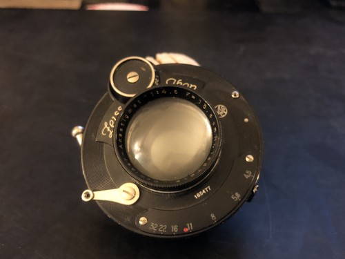 Vintage Zeiss Ikon Shutter Dominar Anastigmat 4.5 13.5 cm Large Format ...