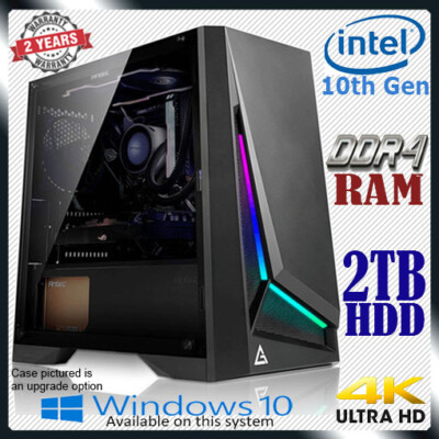 Intel Dual Core Computer DDR4 RAM 2TB Home Office & Gaming Desktop PC ...