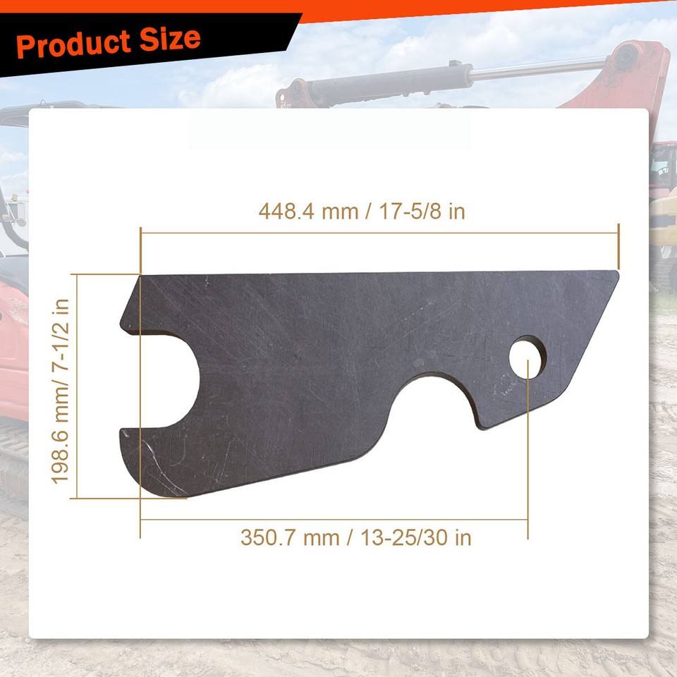 Quick Attach Bucket Ears Attachment Plate For Kubota U55 KX057 KX191 ...