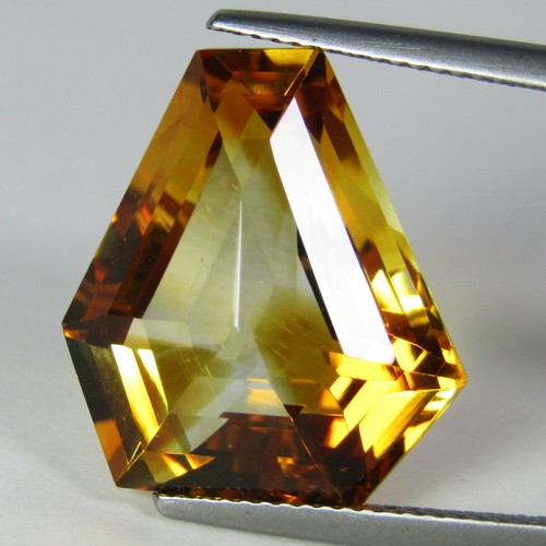 16.70Cts Wow 100% Natural Sparkling Nice Fancy Cut Citrine 18.6x16.5mm ...