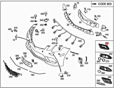 Genuine MERCEDES A207 C207 E-CLASS Convertible A207 Cover 2078850453 | eBay