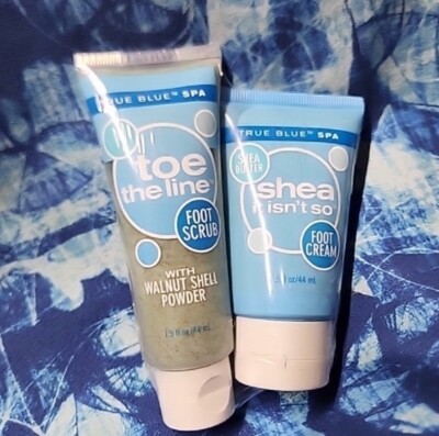 Bath & Body True Blue Spa Shea It Isn’t So Foot Cream Shea Butter 1.5fl ...