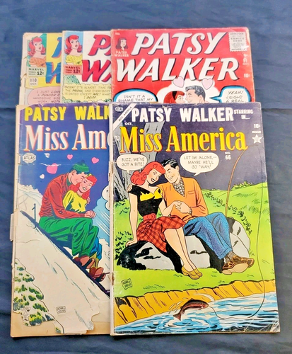 (5) Patsy Walker/Miss America #66-110 PR-GD Marvel/Atlas 1953 Golden/Silver Age | eBay
