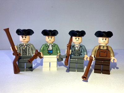 *NEW* 100% LEGO Revolutionary War Militia Minutemen Soldiers | eBay