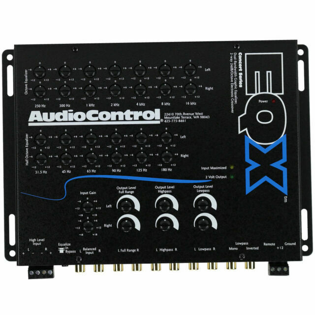 AudioControl EQX Black Trunk Mount Equalizer With Crossover for sale ...