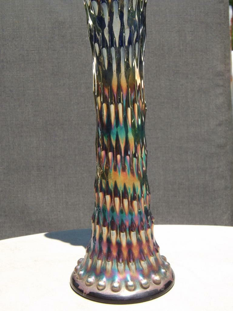 Carnival Glass Funeral Vase