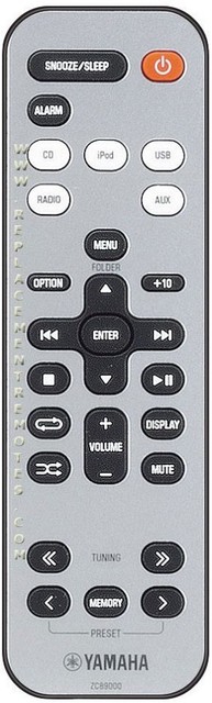 ZC89000 YAMAHA OEM BOOKSHELF HI-FI REMOTE CONTROL PN ZC890000 for sale ...
