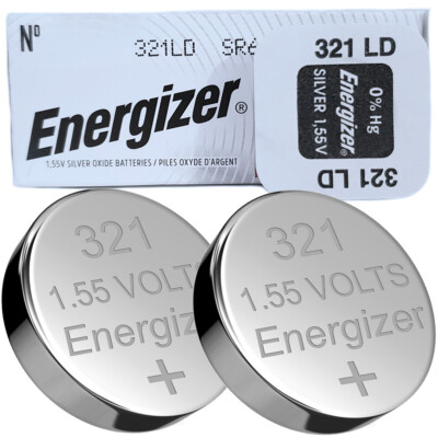 Energizer 321 SR616SW SR65 Watch Batteries x 2 | eBay