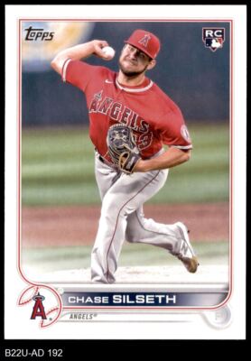 2022 Topps Update #192 Chase Silseth Angels RC 8 - NM/MT | eBay