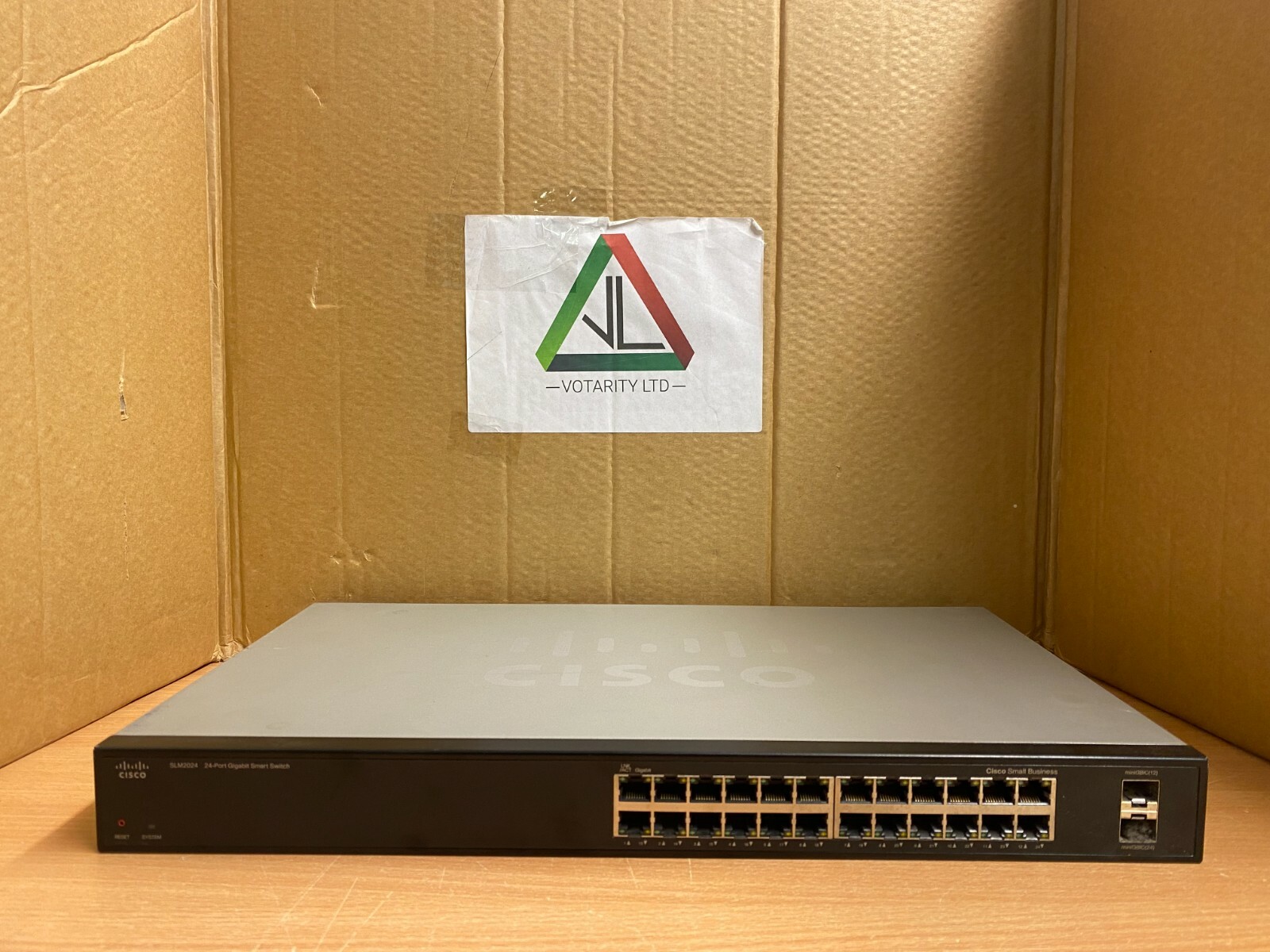 Cisco+SLM2024+24-port+Gigabit+Smart+Switch+With+Brackets for sale ...
