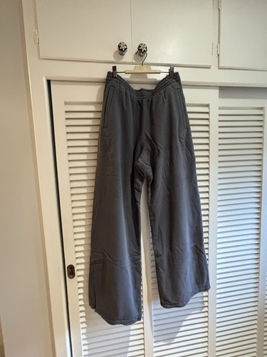 Yeezy gap Kanye west dark grey double layered sweatpants medium | eBay