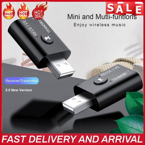 2 in 1 Bluetooth-Compatible Adapter Transmitter USB Wireless Signal ...