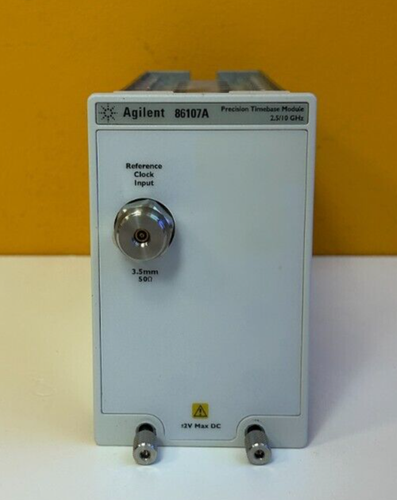 Agilent Keysight 86107A-010 2.5/ 10 GHz, 2ps, Precision Timebase Module ...