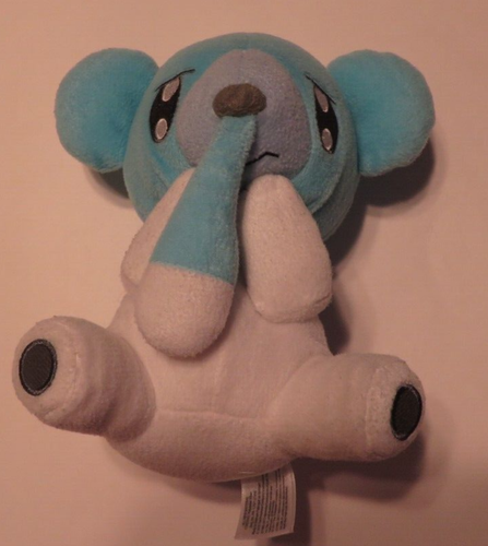 Pokemon Cubchoo Plush Figure Toy Blue White 7" TOMY Stuffed Animal (HTF ...